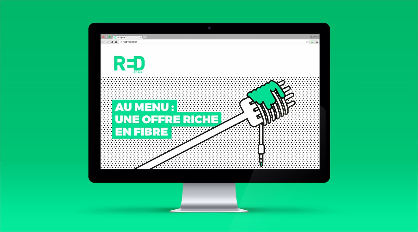 RED by SFR, Passage au vert - CBA Design France
