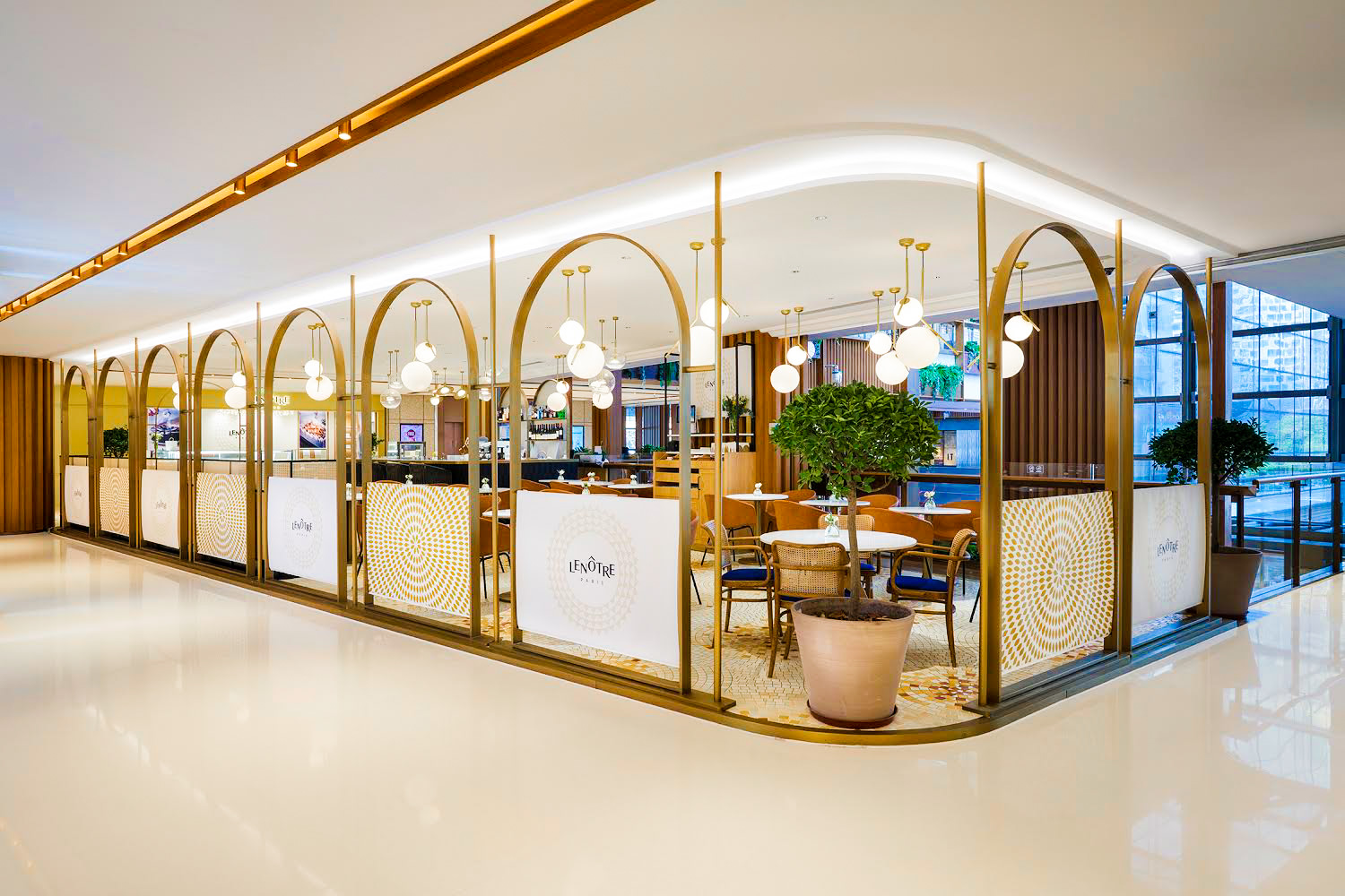 Lenôtre Shanghai, a first Lenôtre restaurant in China - CBA Design France