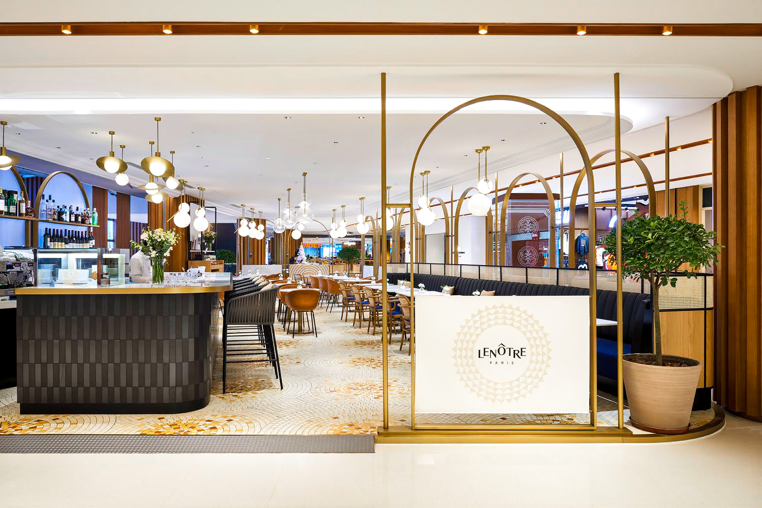 Lenôtre Shanghai, un premier restaurant Lenôtre en Chine - CBA Design ...