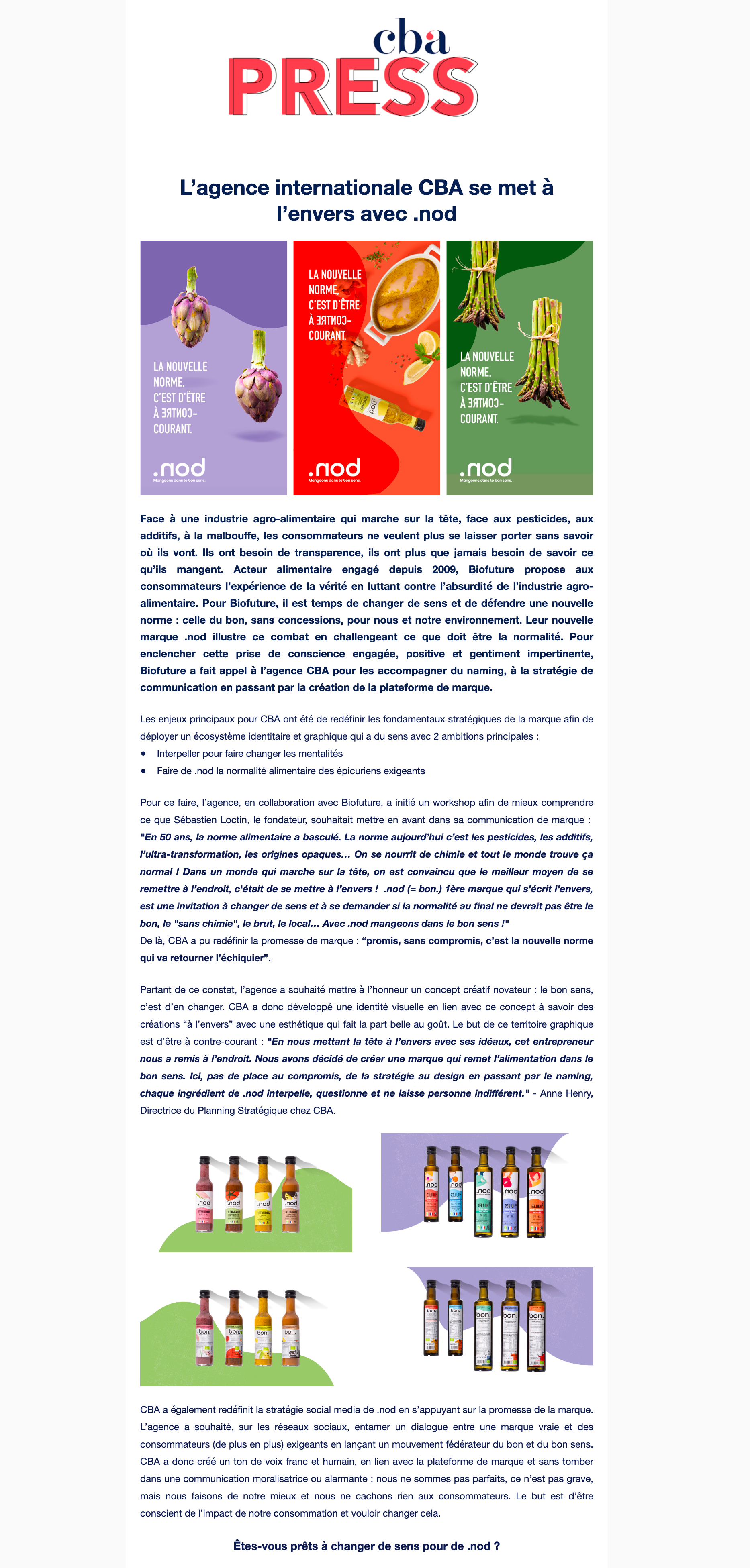 Presse - CBA Design France