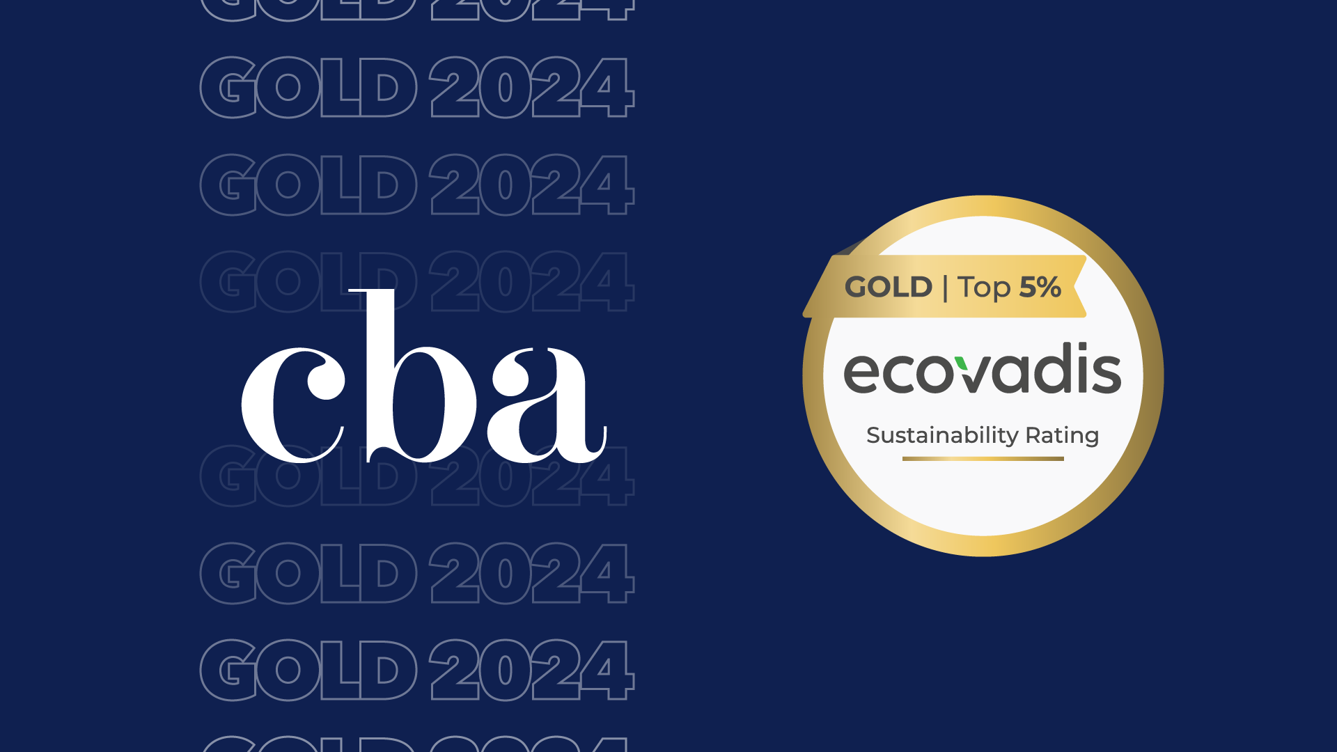 CBA Design brille par son engagement RSE avec la médaille d'or EcoVadis ...