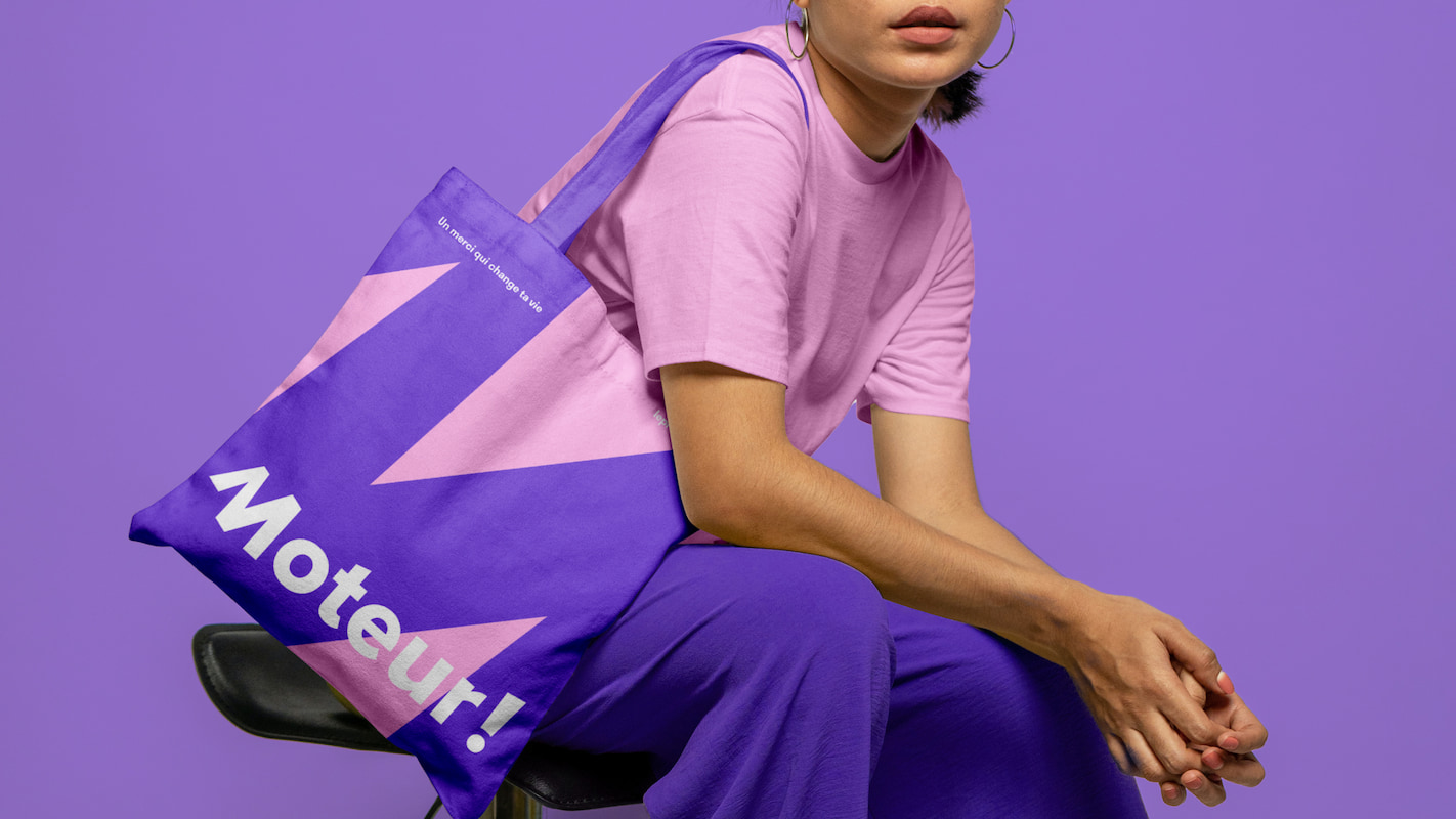Moteur!, French charity new branding - CBA - Global Branding