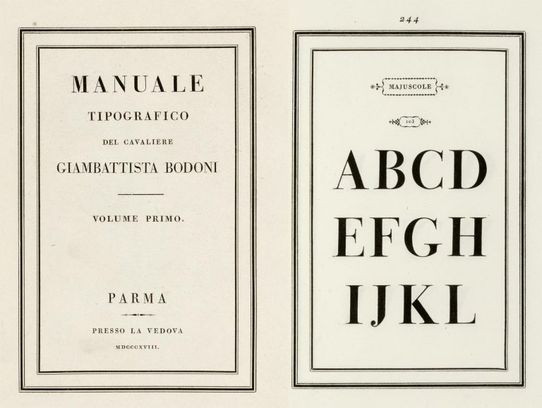 Design: Bodoni