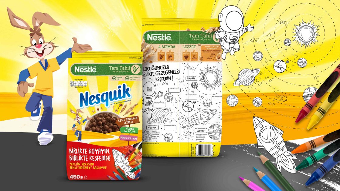 Interactive Packaging with Nesquik - CBA Design Turkey