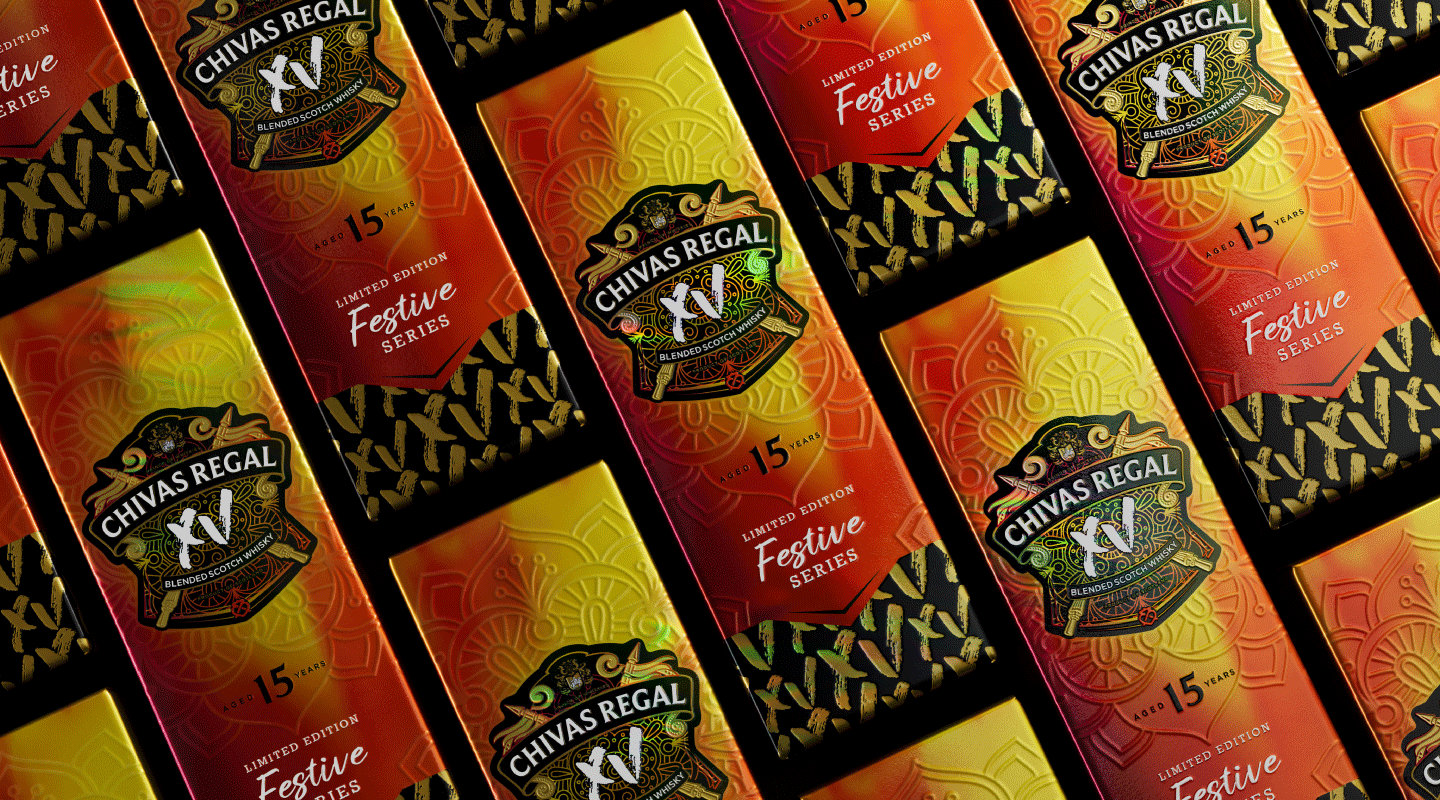 Pernod Ricard, Chivas XV Diwali - CBA Design United Kingdom