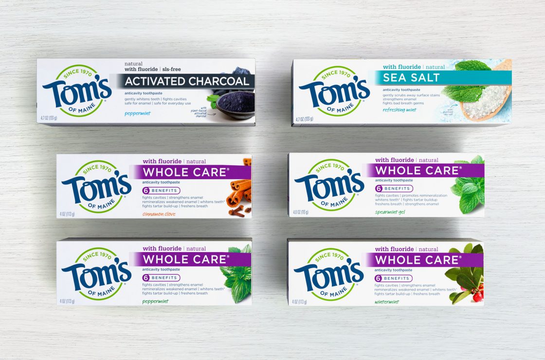 Colgate-Palmolive, Tom's of Maine - Packaging