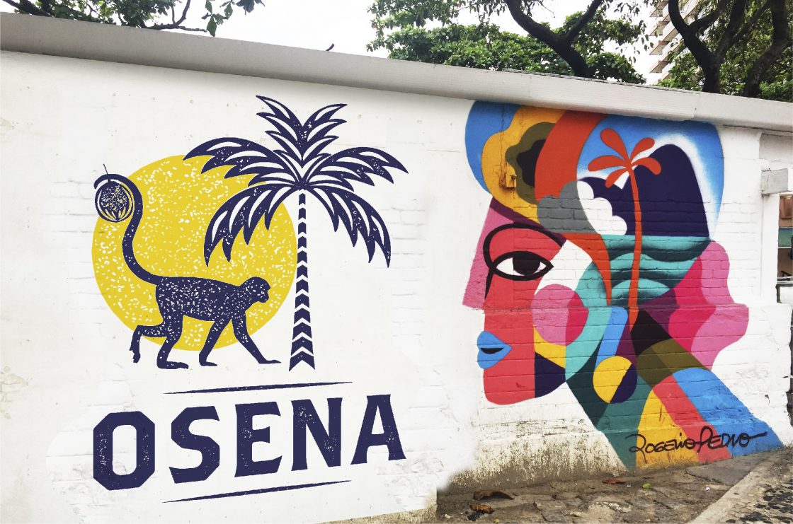 Osena Spiked Coconut Water - Brand Identity