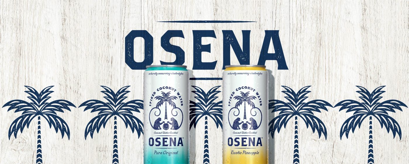 Osena Spiked Coconut Water - Brand Identity
