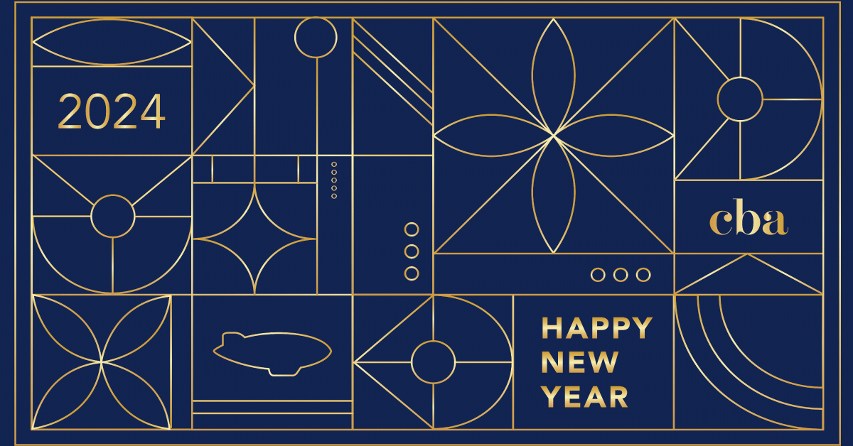 CBA wishes you all the best for 2024! - CBA Design